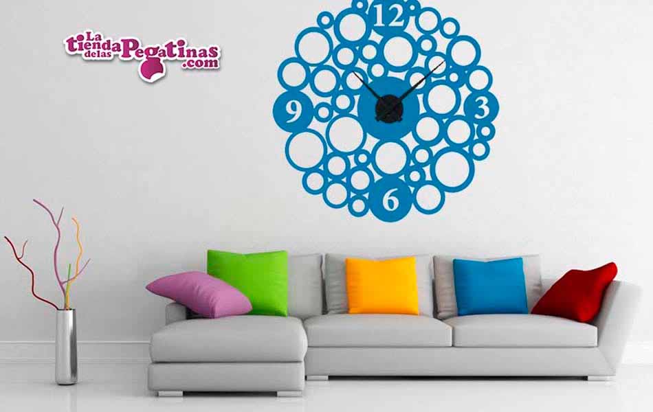 Vinilo decorativo Reloj Circulos M | La tienda de las Pegatinas