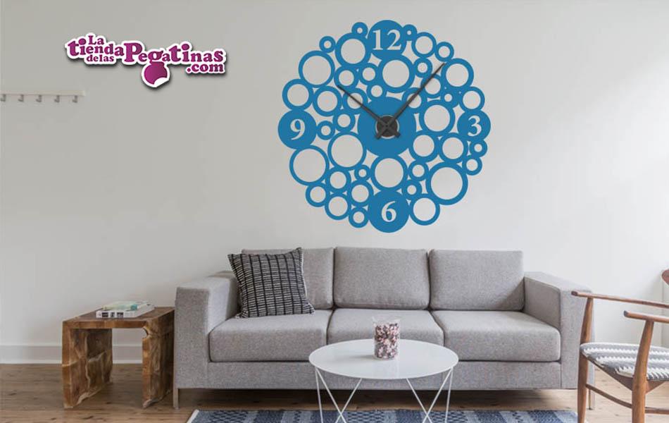 Vinilo decorativo Reloj Circulos XL | La Tienda de las Pegatinas