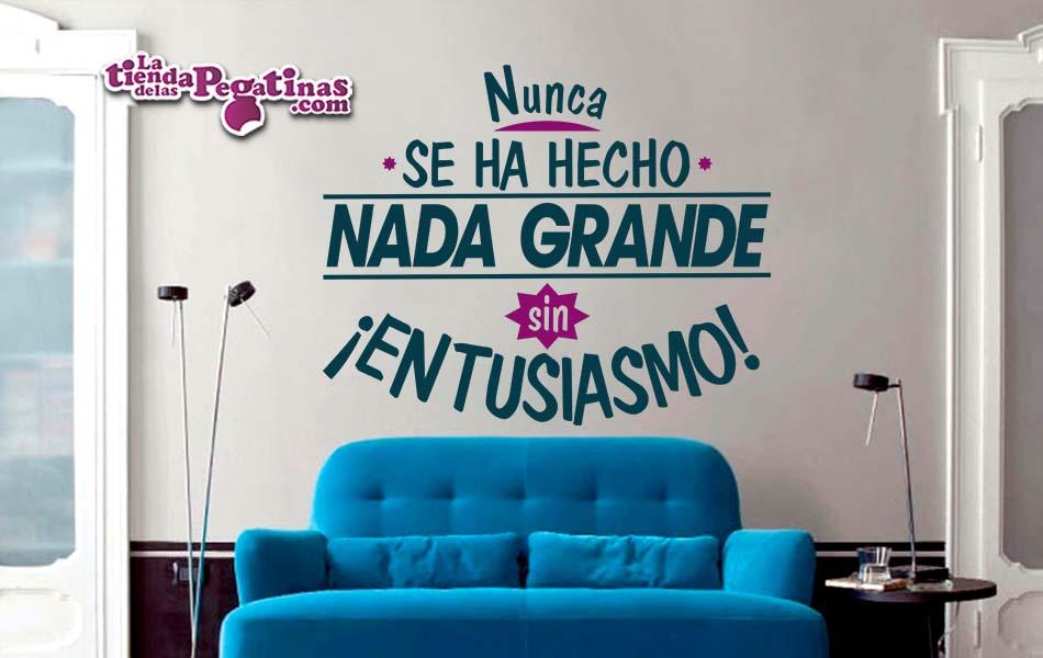 Vinilo decorativo Sin entusiasmo | la tienda de las Pegatinas