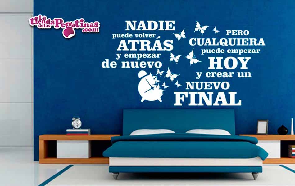 Vinilo decorativo Crea un nuevo final | La tienda de las Pegatinas